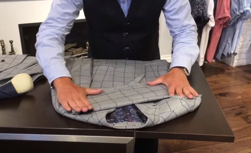 How to Properly Fold a Suit Jacket Without Wrinkles